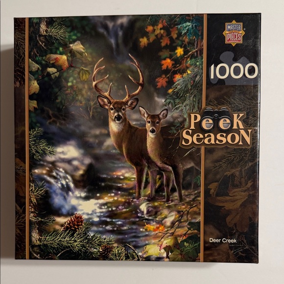 Master Pieces | Games | Masterpieces Peek Season Deer Puzzle 00 Pieces ...